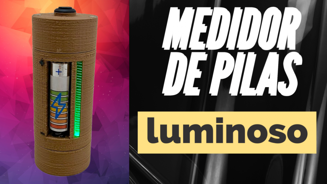 Medidor de pilas luminoso - Blue Electron Labs